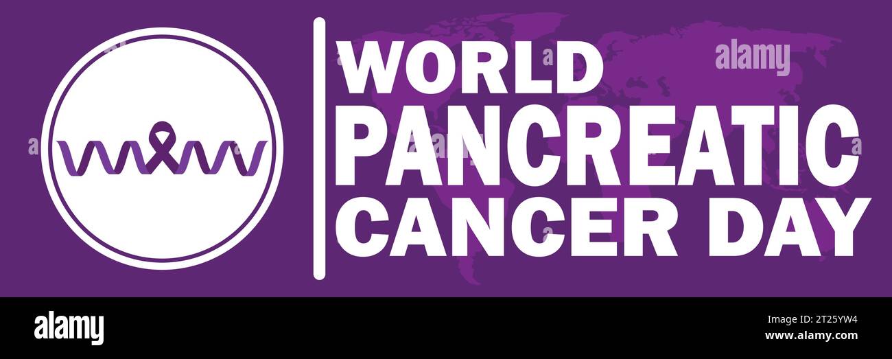 World Pancreatic Cancer Day Vector Illustration Holiday Concept