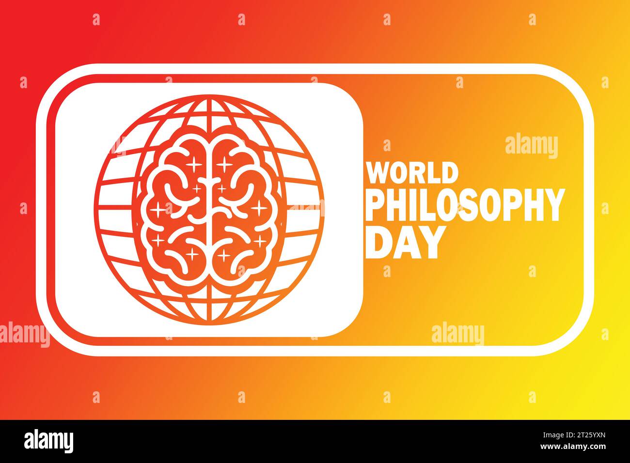 World Philosophy Day. Holiday concept. Template for background, banner ...