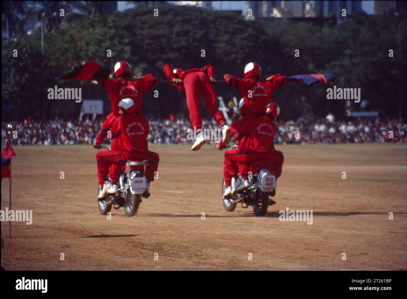 The stunning acrobatic displays were performed by a corps of "DARE ...