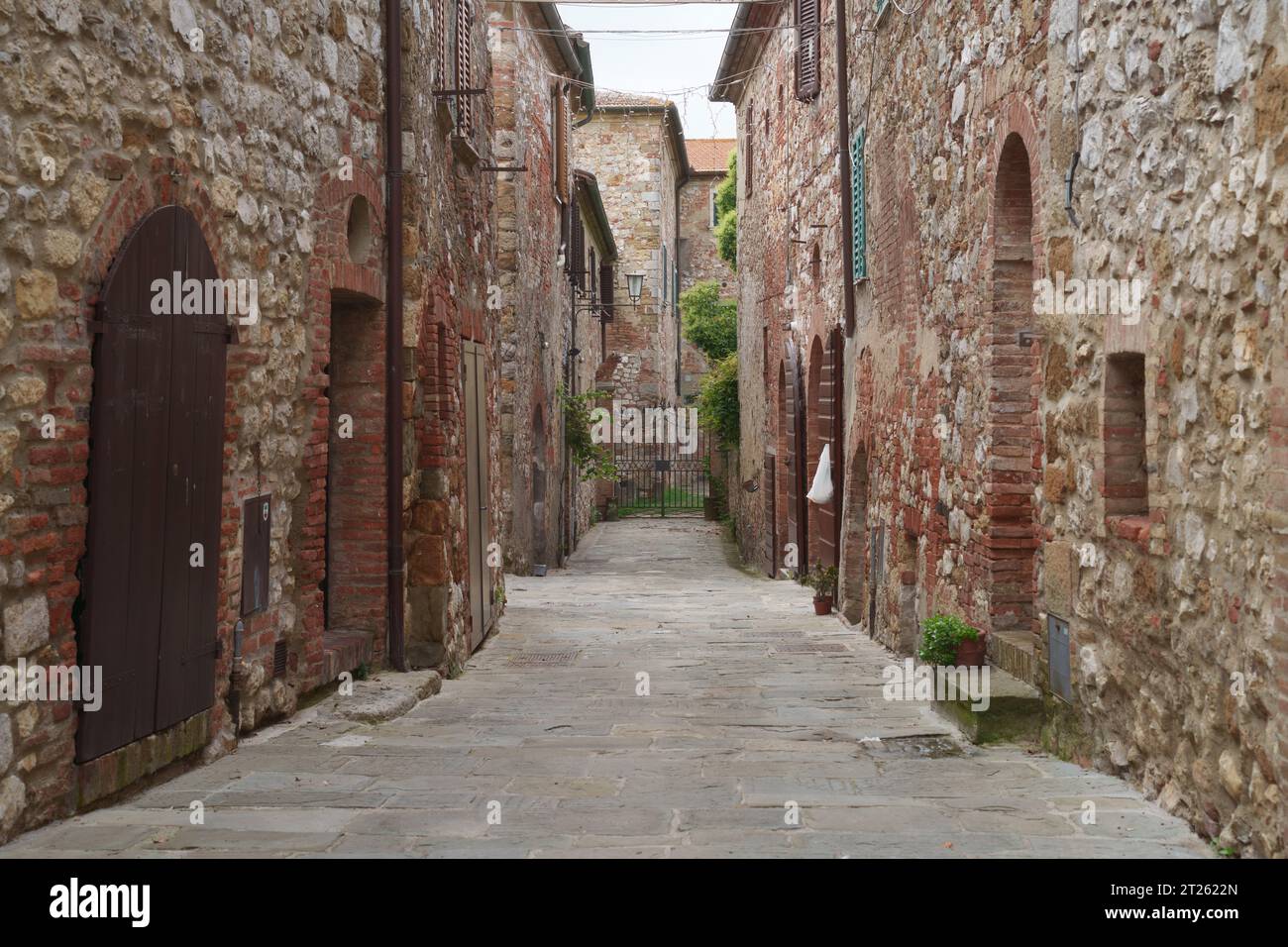 Montefollonico, historic town in Siena province, Tuscany, Italy Stock ...