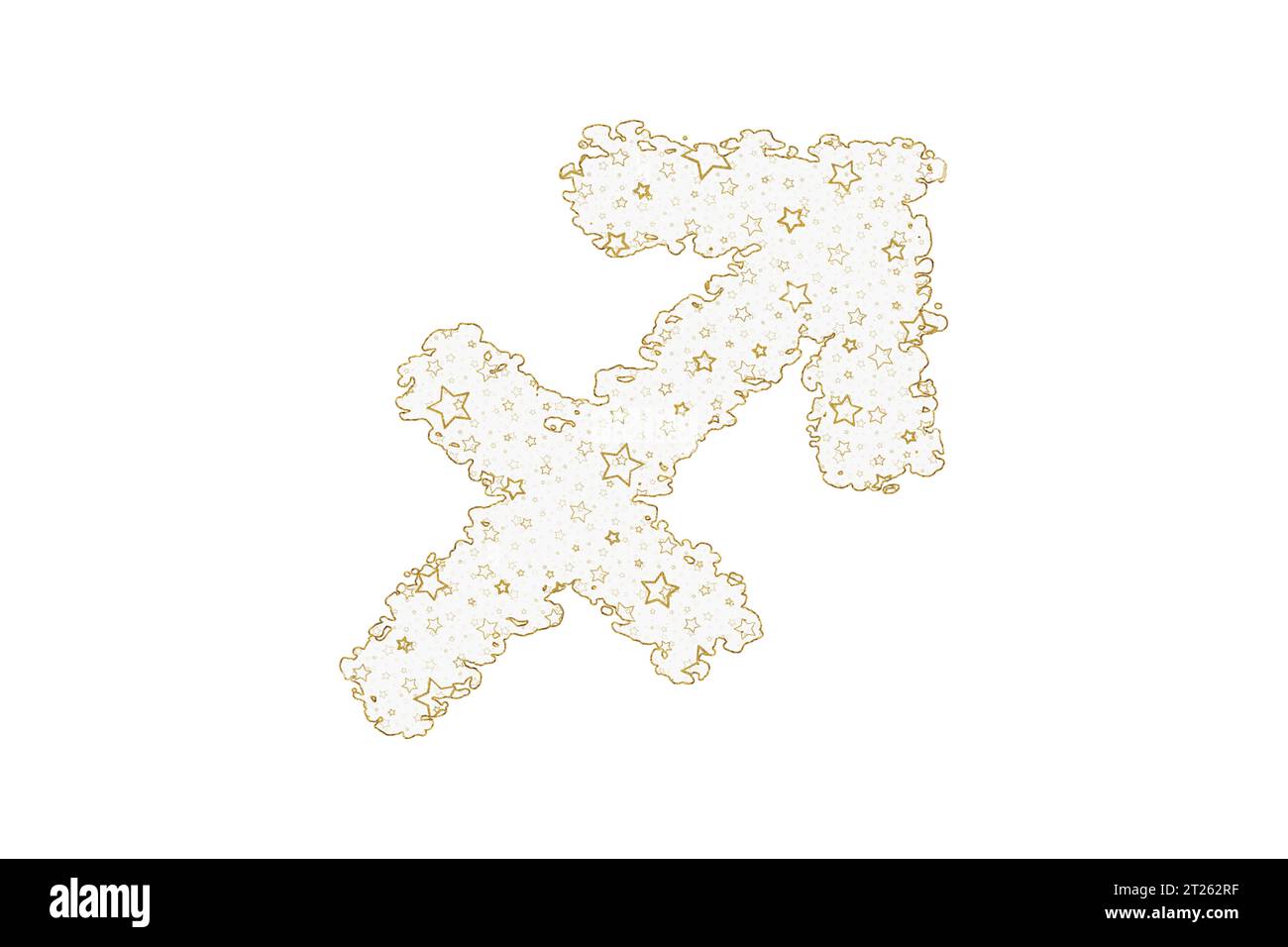 Sagittarius Zodiac Sign, Archer Horoscope Symbol, clipping path Stock ...