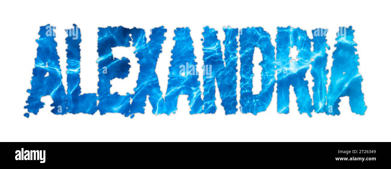 Alexandria Water, Alexandria Water Supply Challenge on white Stock ...