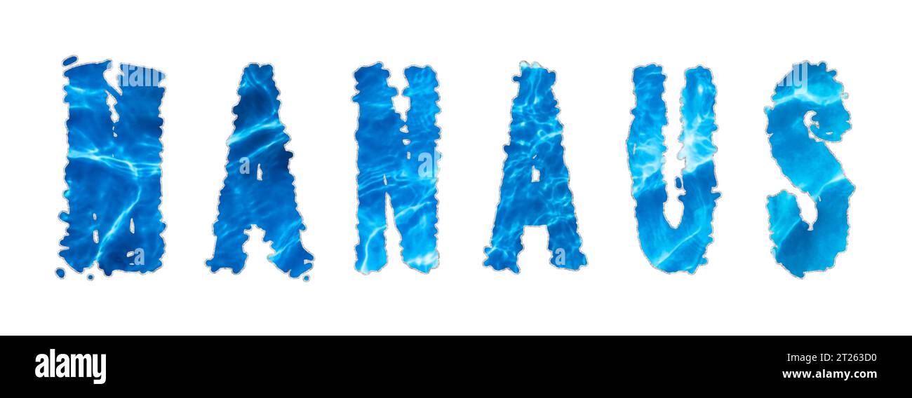 Manaus Water, Manaus Water Supply Challenge on white Stock Photo - Alamy