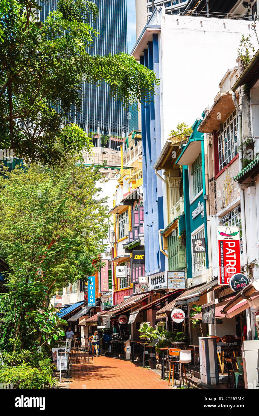 Singapore City Center Landmarks Stock Photo - Alamy