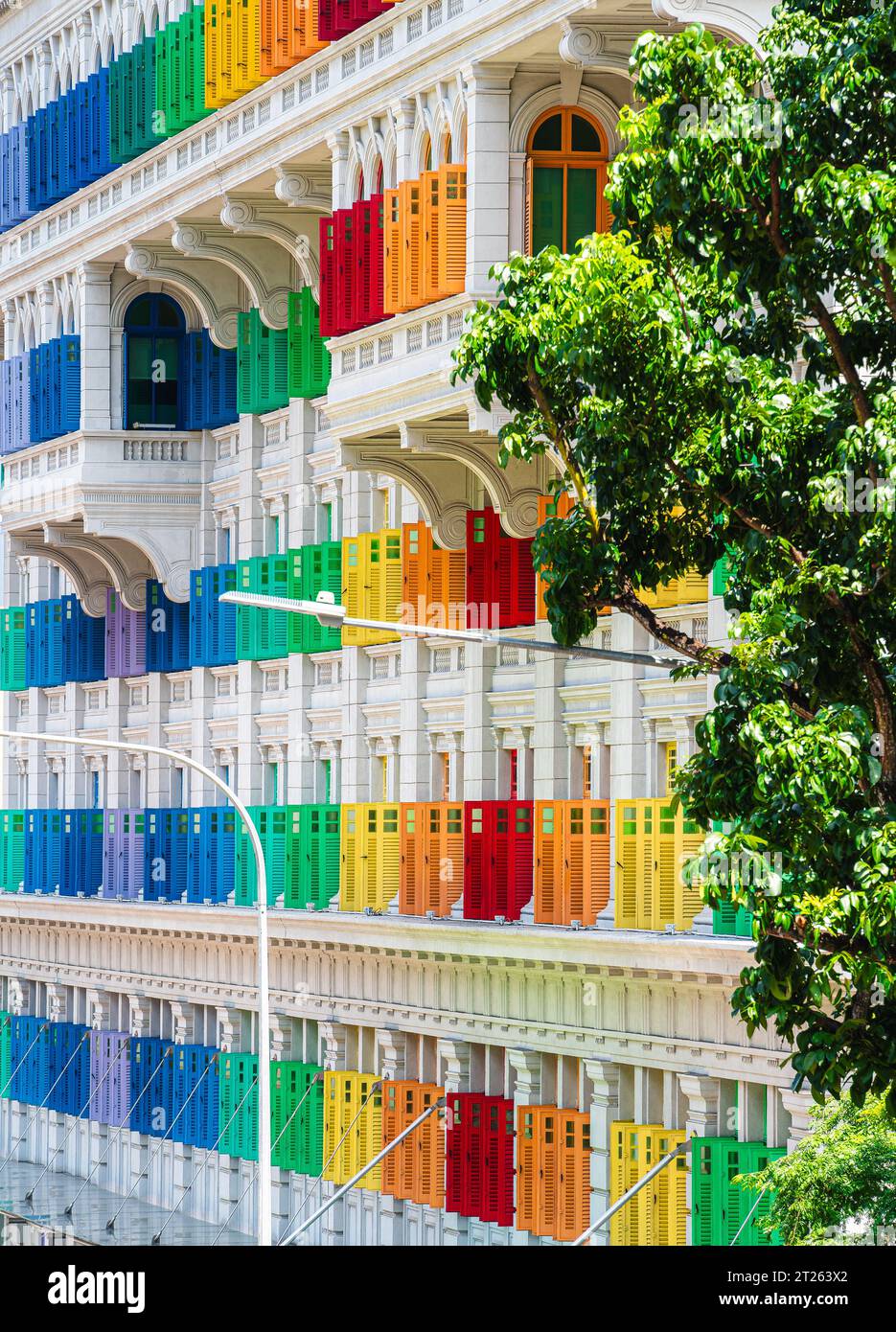 Singapore City Center Landmarks Stock Photo - Alamy