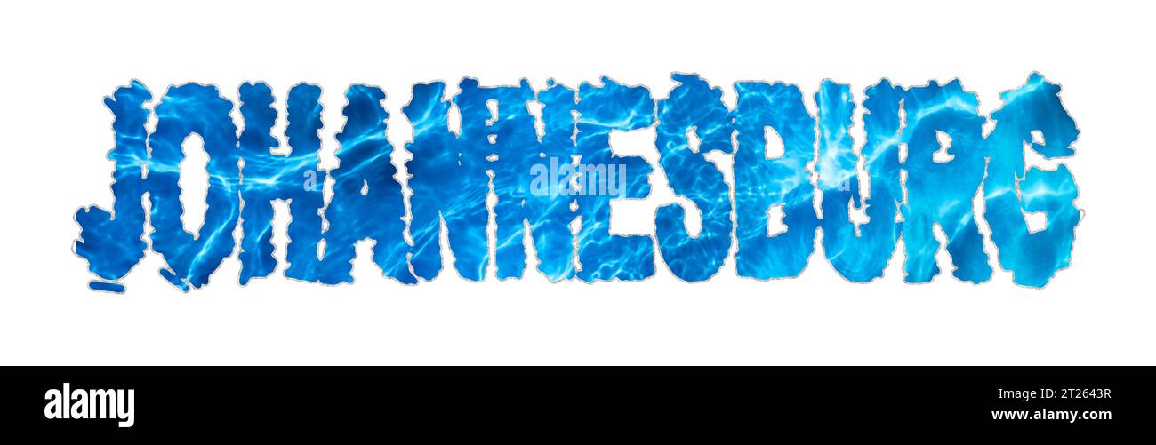 Johannesburg Water, Johannesburg Water Supply Challenge on white Stock ...