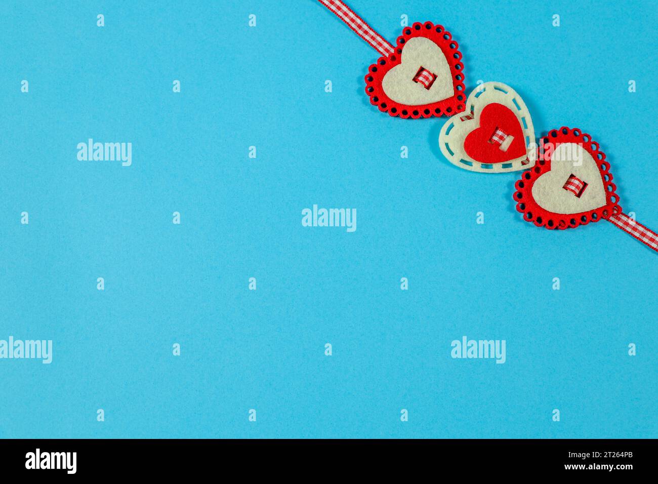 Mint blue hearts hi-res stock photography and images - Alamy
