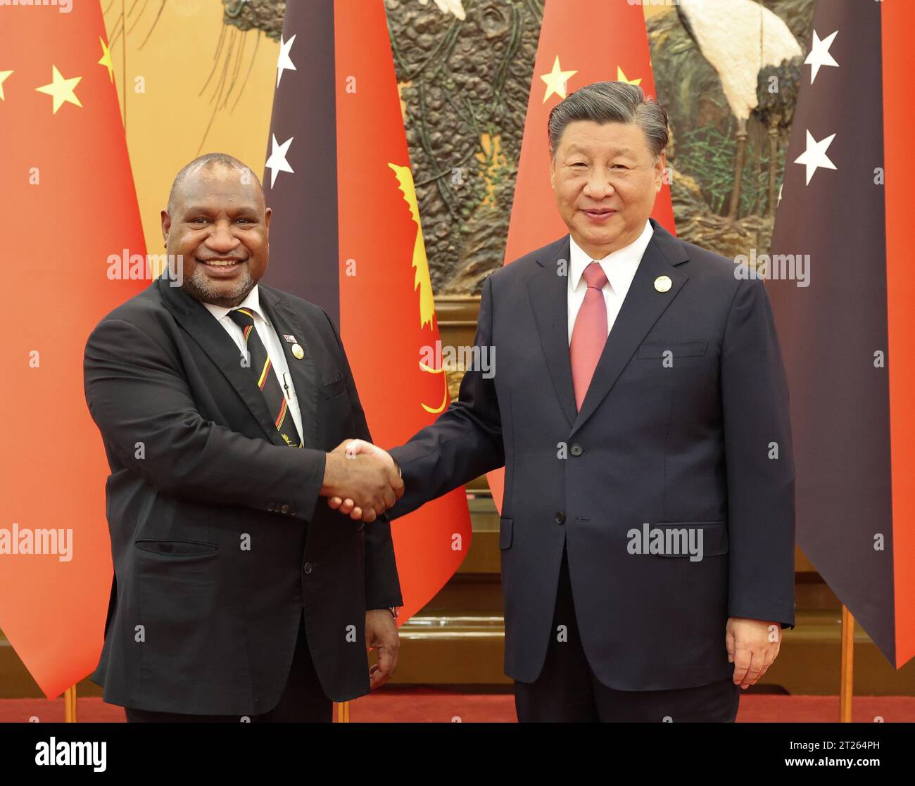 Beijing, China. 17th Oct, 2023. Chinese President Xi Jinping meets with ...