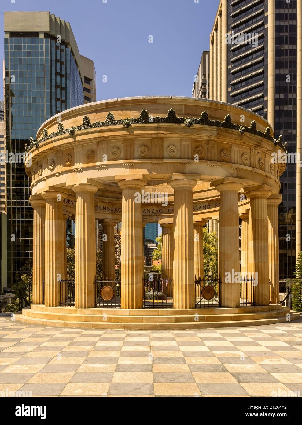 The Shrine of Remembrance, Anzac Square,, Brisbane, Queensland ...