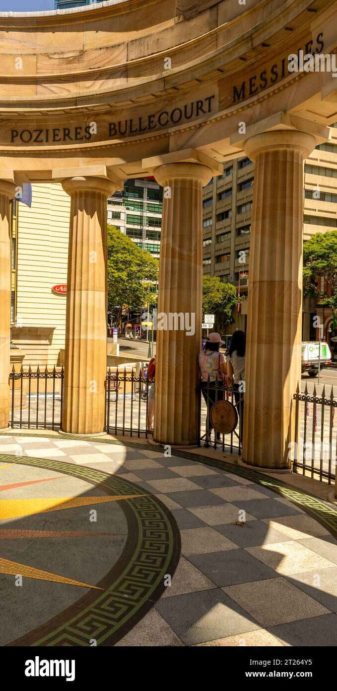 The Shrine of Remembrance, Anzac Square,, Brisbane, Queensland ...