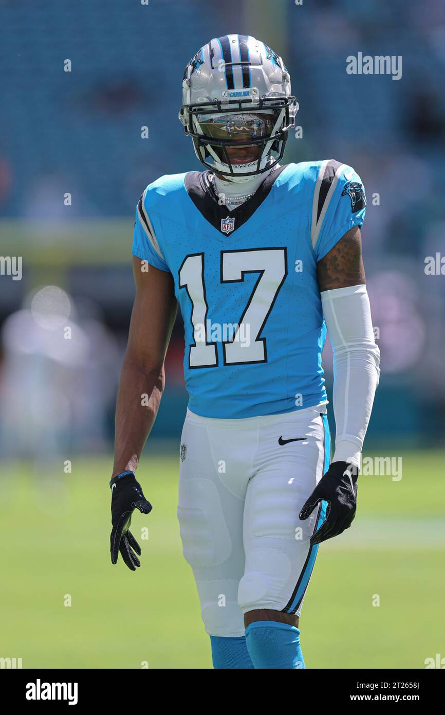 Miami. FL USA; Carolina Panthers wide receiver DJ Chark Jr. (17) during ...
