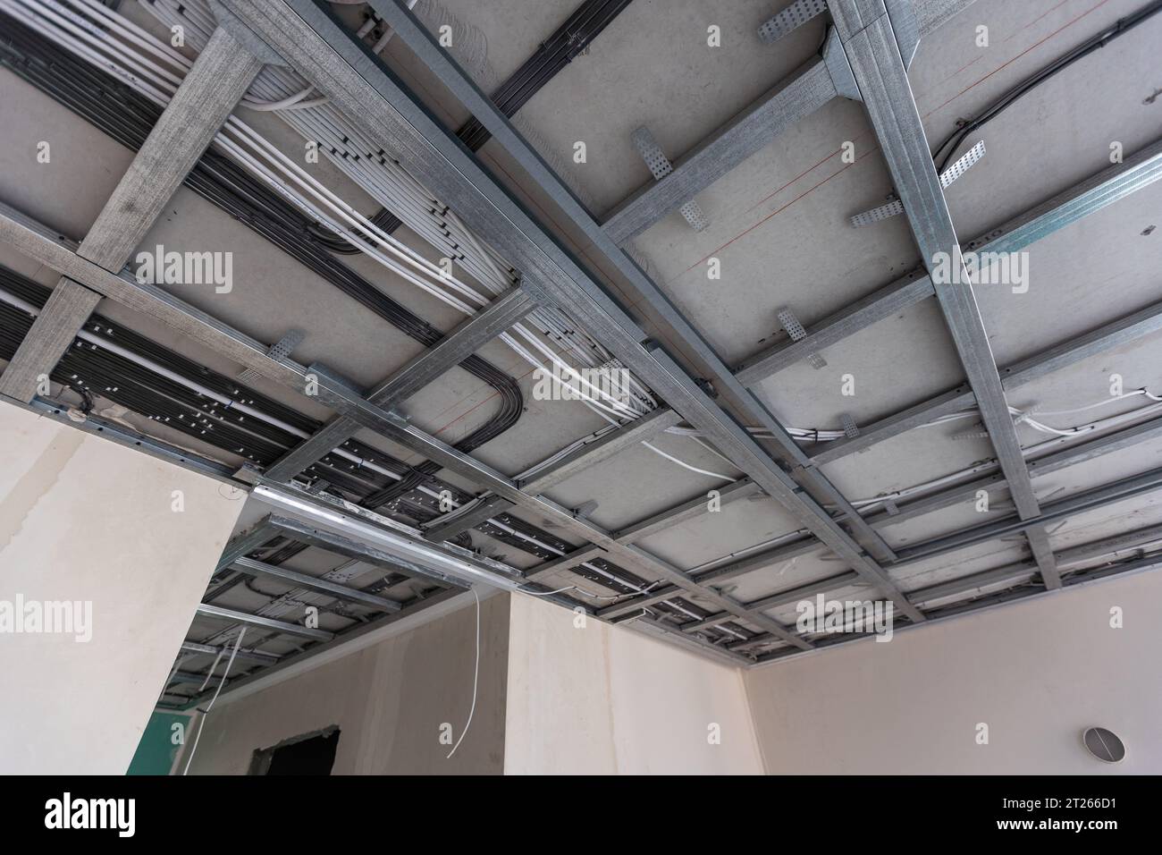 Bottom of the frame mounted ceiling Stock Photo - Alamy