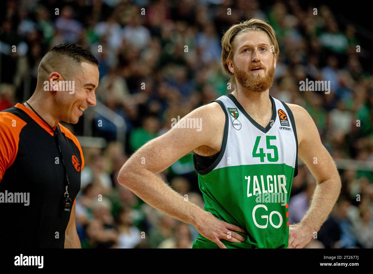 2023 10 13. Kaunas, Lithuania. Euroleague Basketball. Zalgiris Kaunas ...