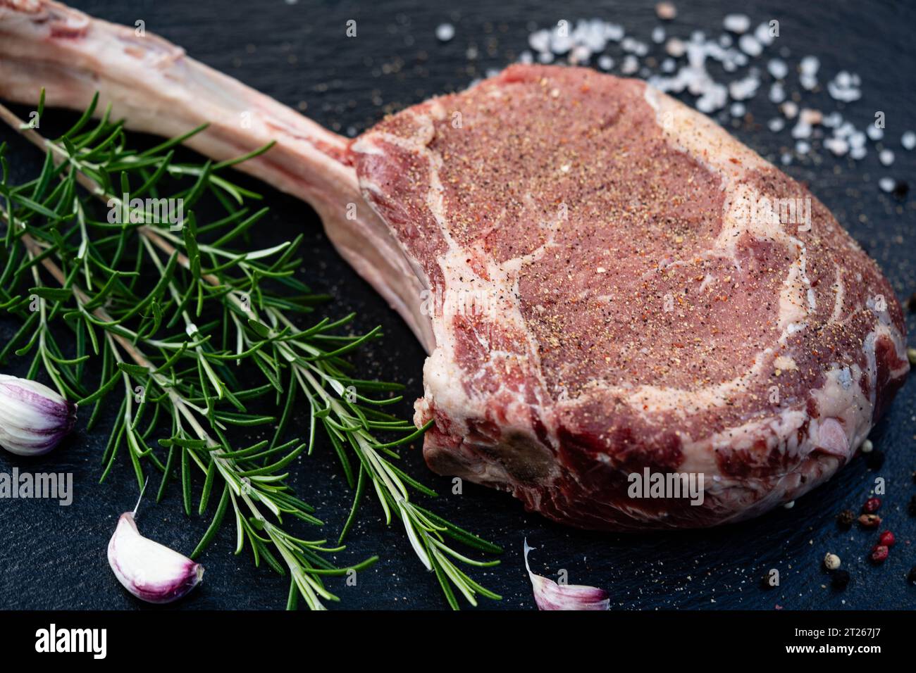 Kobe tomahawk steak hi-res stock photography and images - Alamy