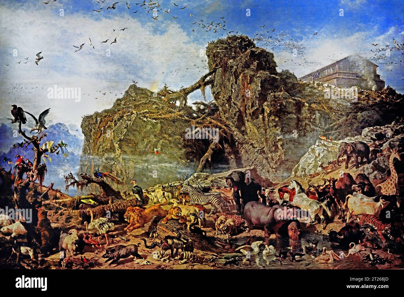 After the Flood: The Exit of the Animals from the Ark 1867 Filippo ...