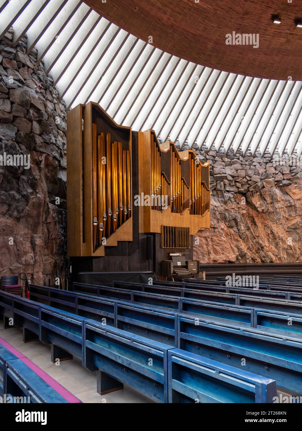 Temppeliaukio church, Helsinki, Finland Stock Photo - Alamy