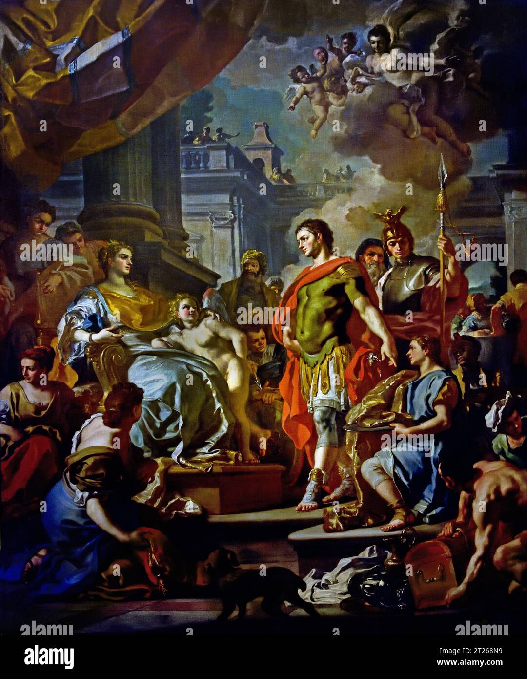 Aeneas and Dido by 1739-41 by Francesco Solimena 1657-1747 Museum ...
