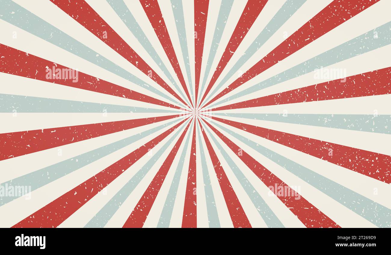 Sun Ray Circus Sun Rays Retro Background Radial Vintage Burst Soft