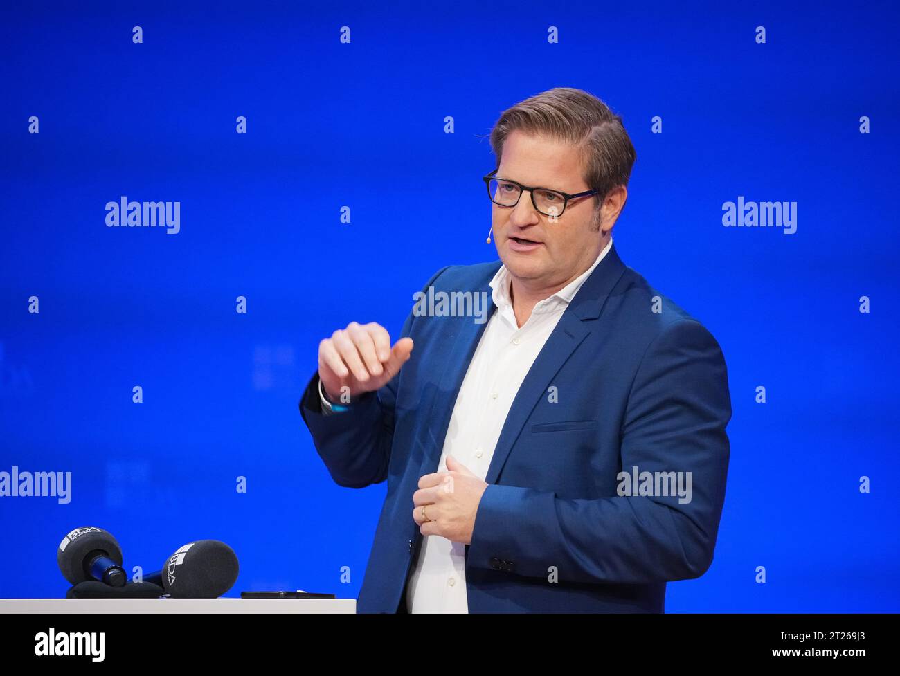 Berlin, Germany. 17th Oct, 2023. Michael Bröcker, Editor-in-Chief of ...