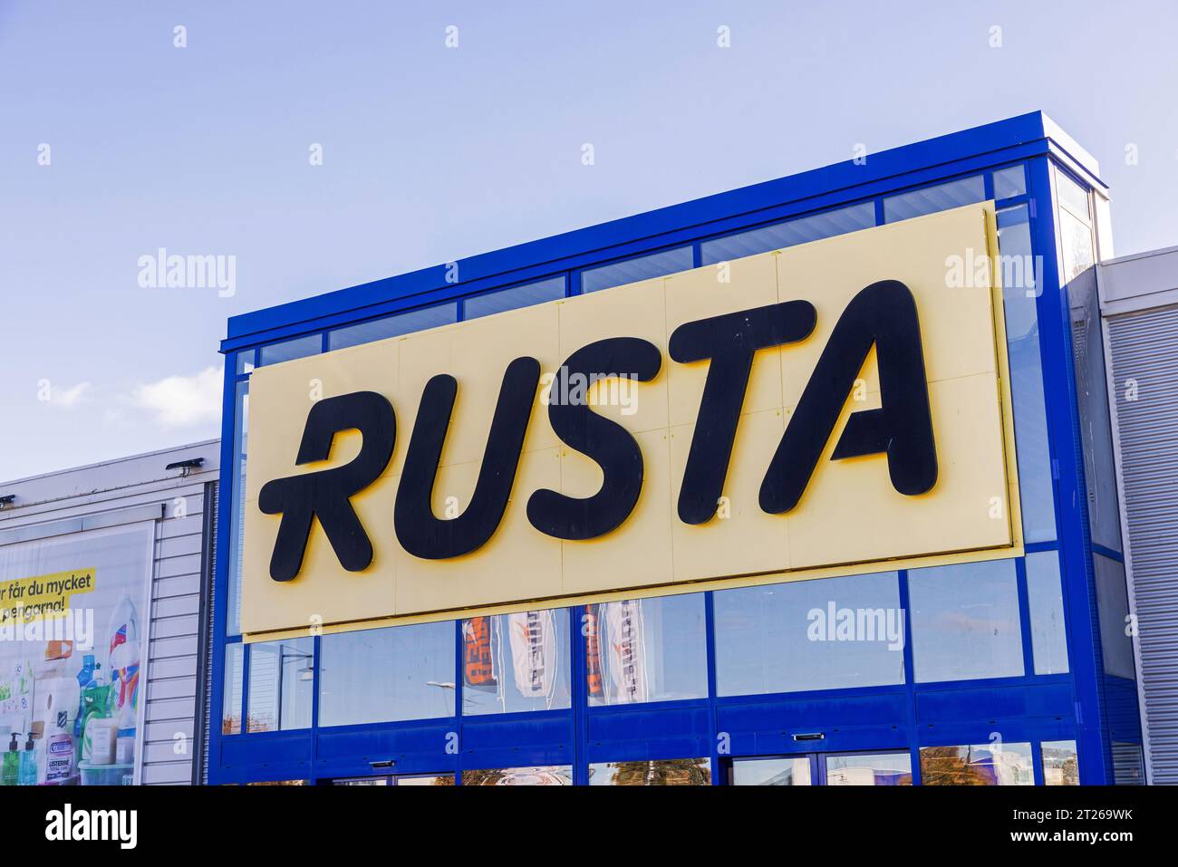 Signs and symbols, Rusta department store Stock Photo - Alamy