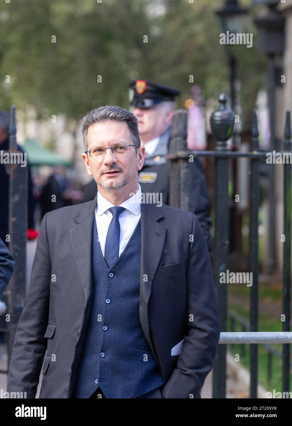 London, UK. 17th Oct, 2023. Steve Baker MP Northern Ireland Minister at ...