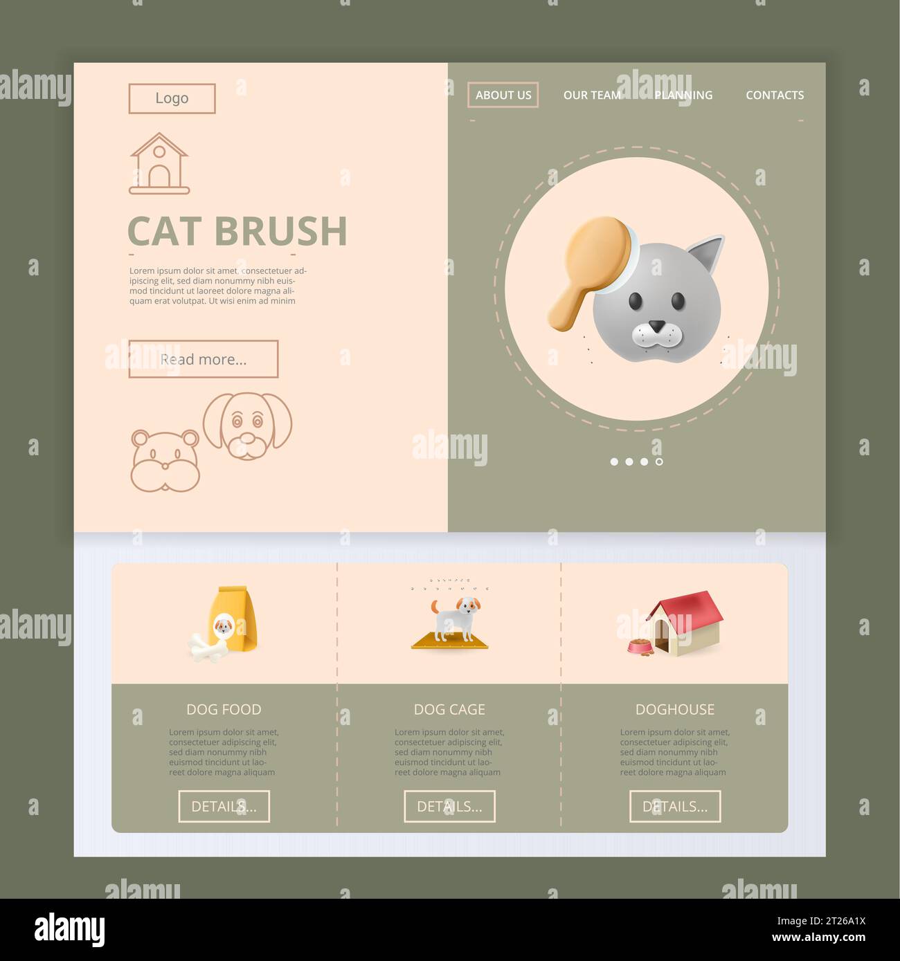 Cat landing Stock Vector Images - Alamy