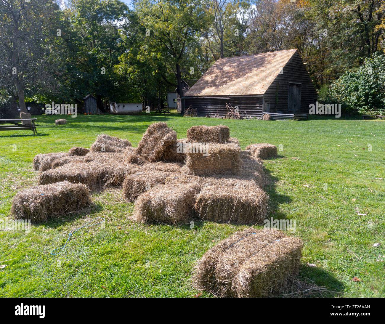 Old barn at the Hopper Goetschius Museum in Upper Saddle River, NJ ...