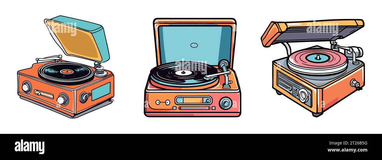 Classic record players hi-res stock photography and images - Alamy