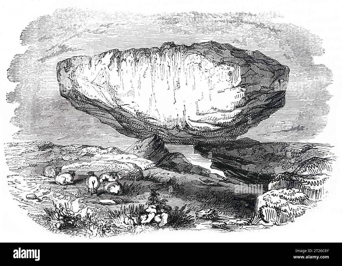Constantine Tolmen (or dolmen), a megalithic burial chamber near ...