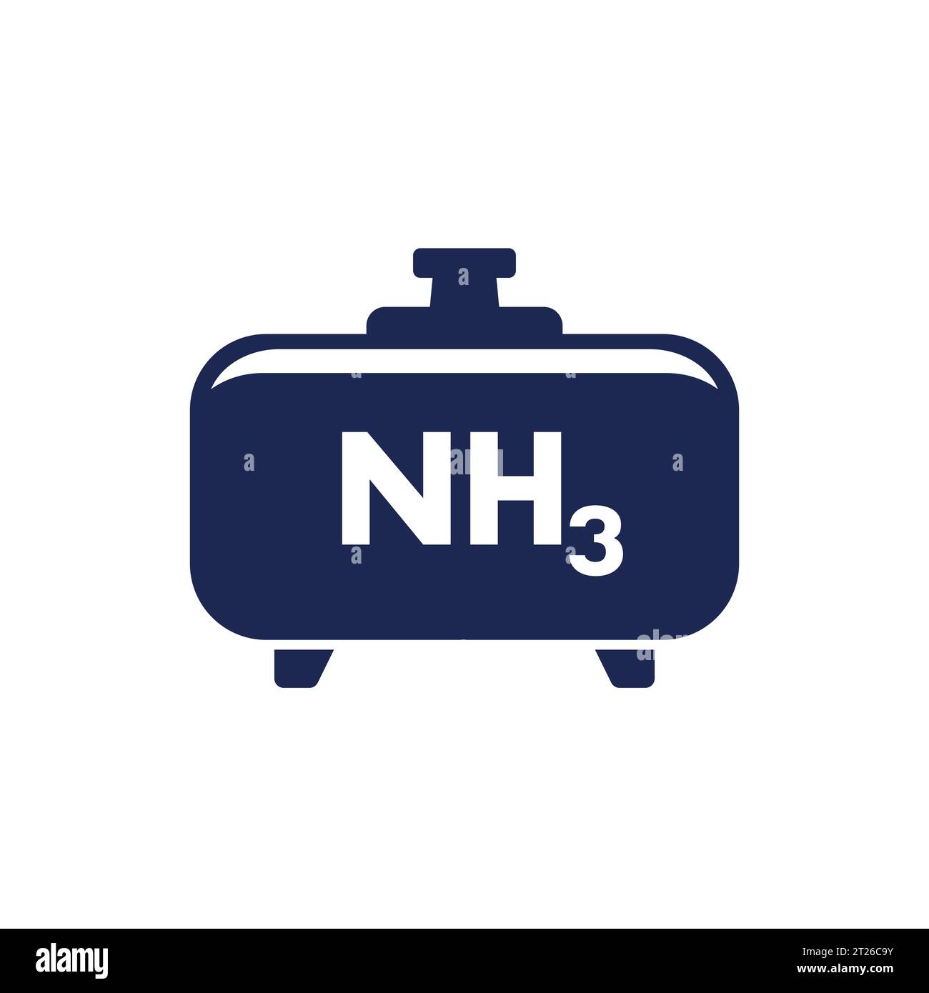 ammonia, NH3 gas in big tank icon Stock Vector Image & Art - Alamy