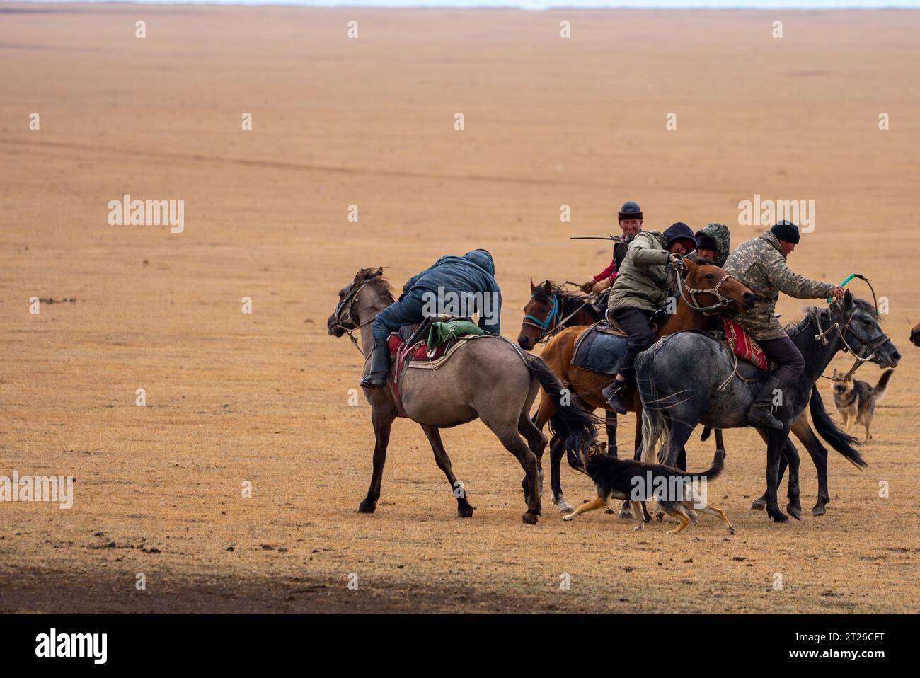 Kok-boru Kyrgyzstan -Buzkashi goat pulling is the national traditional ...