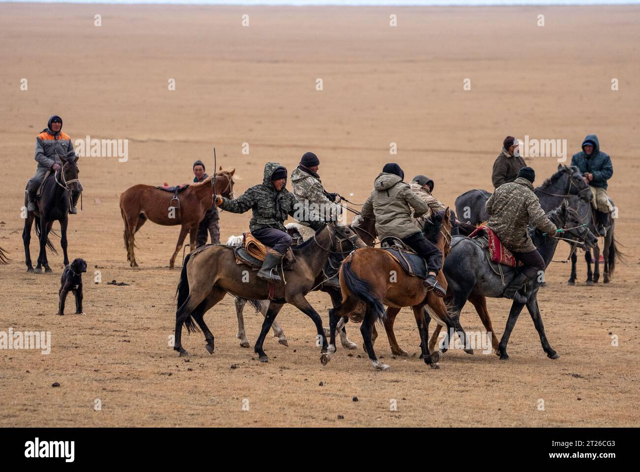 Kok-boru Kyrgyzstan -Buzkashi goat pulling is the national traditional ...