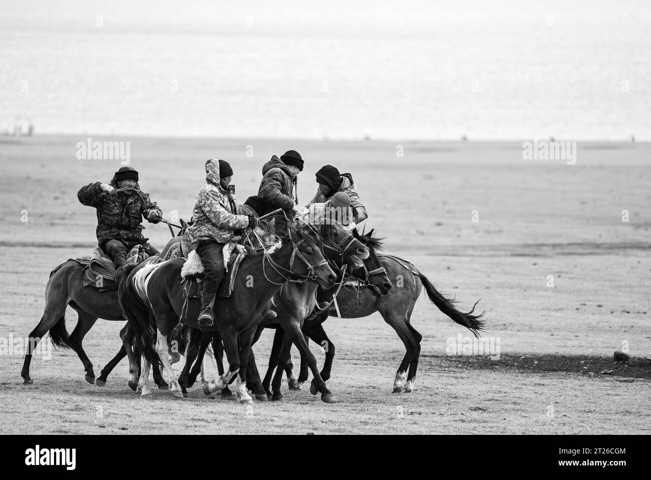 Kok-boru Kyrgyzstan -Buzkashi goat pulling is the national traditional ...
