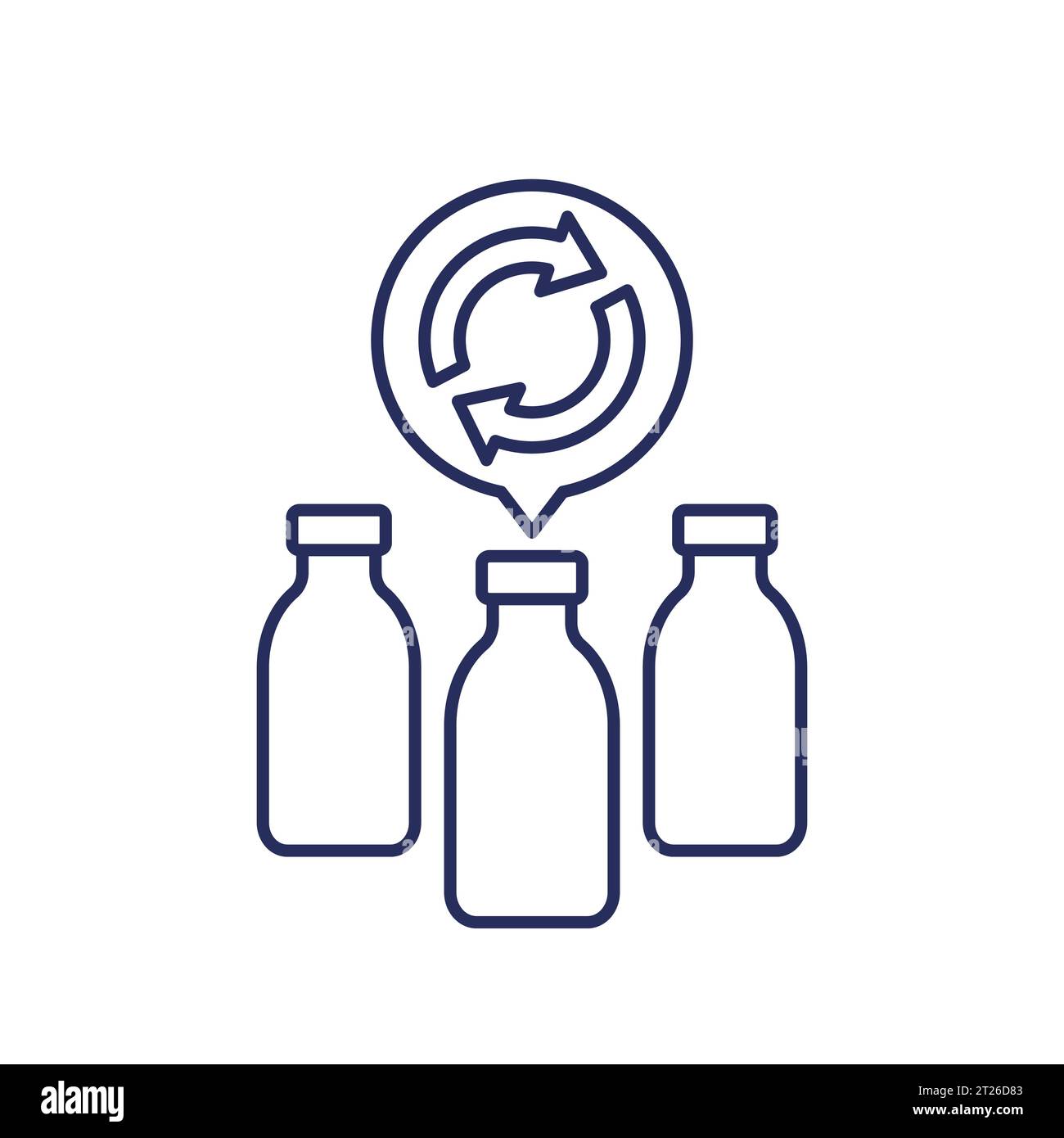 Plastic reprocessing Stock Vector Images - Alamy