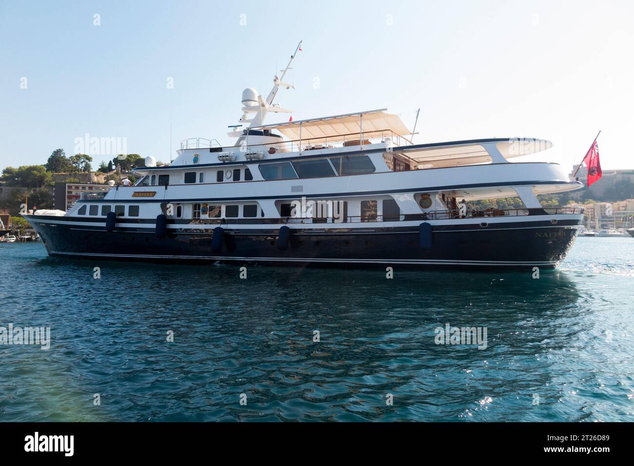 Harbour boat superyacht sailing hi-res stock photography and images - Alamy