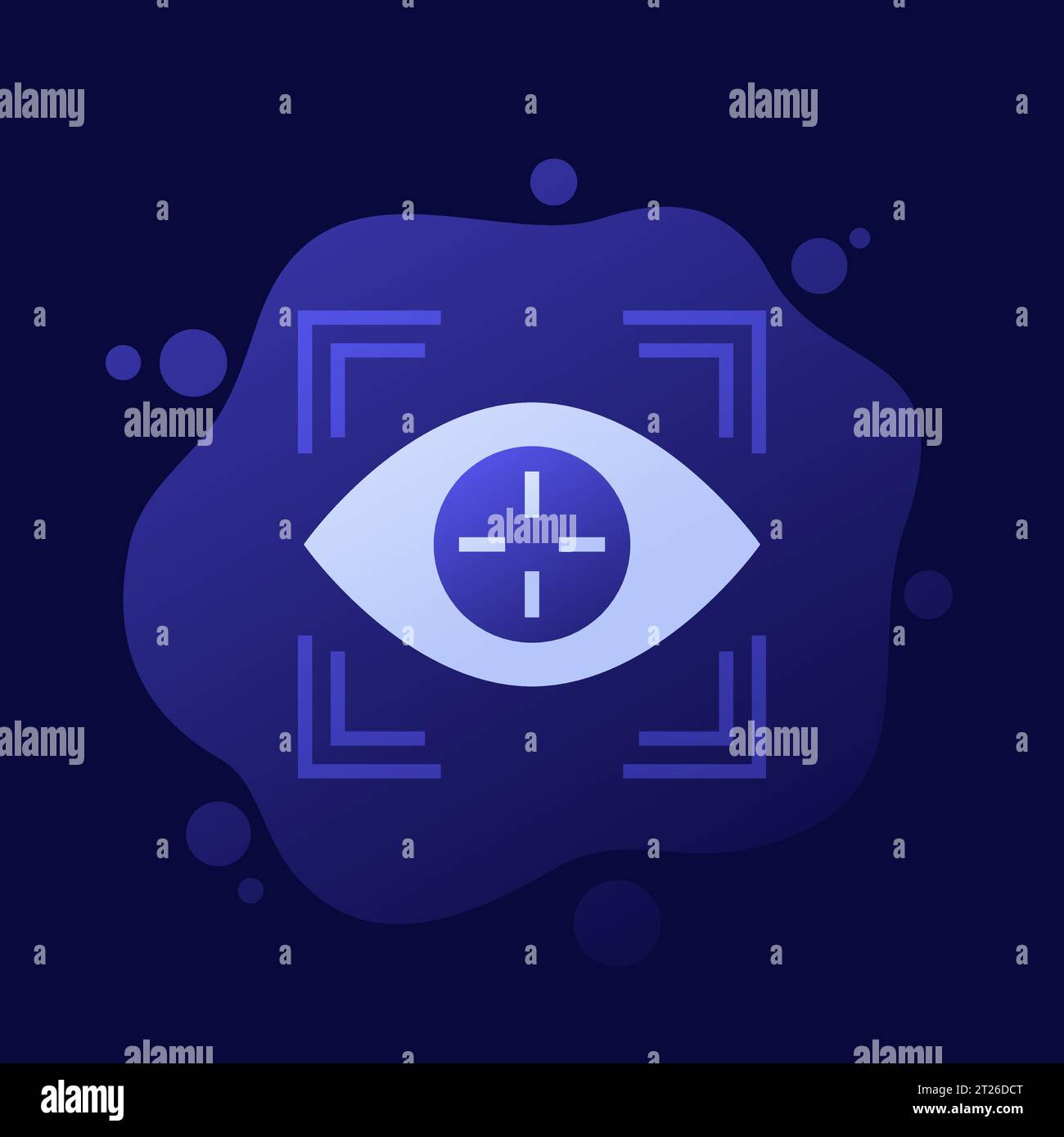 eye tracking icon, vector design Stock Vector Image & Art - Alamy