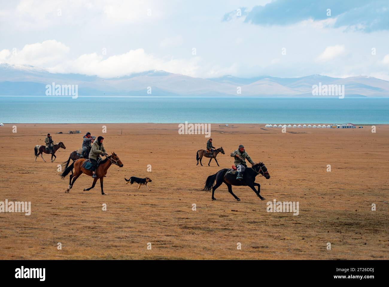 Kok-boru Kyrgyzstan -Buzkashi goat pulling is the national traditional ...