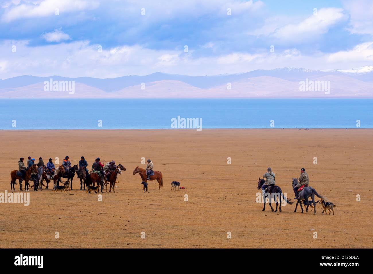 Kok-boru Kyrgyzstan -Buzkashi goat pulling is the national traditional ...