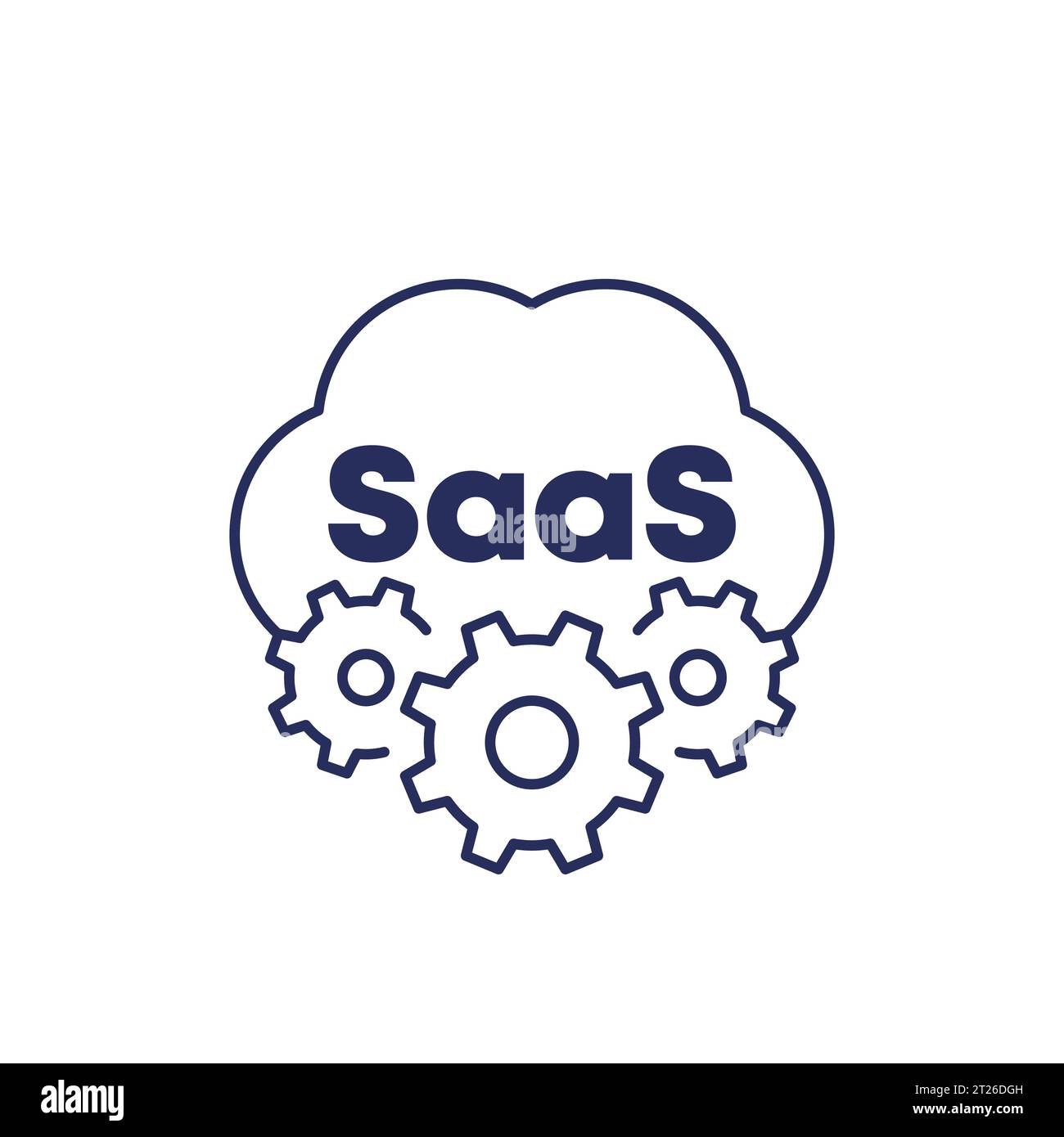 Software as a service saas Stock Vector Images - Alamy