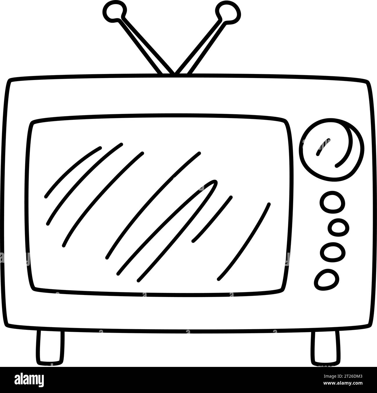Television - Vintage and Retro Classic Style Old TV in the Past with ...