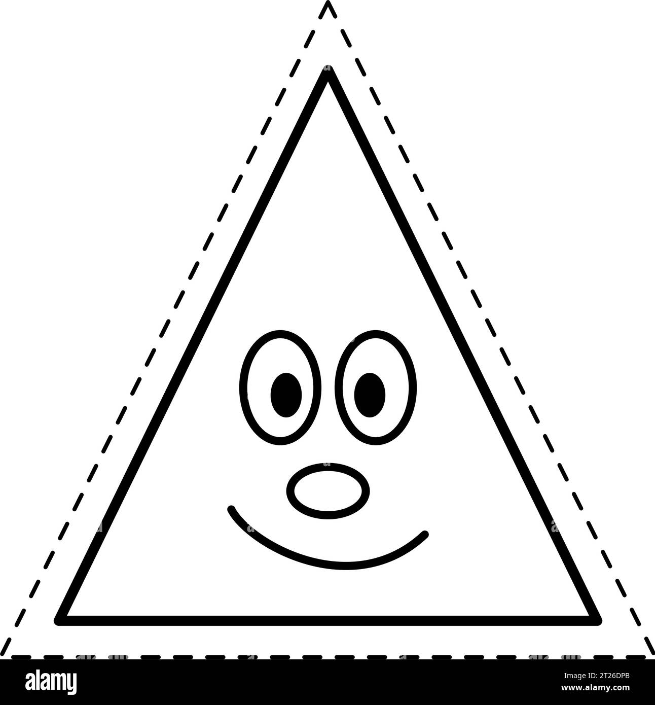 Triangle - Funny and Happy Basic 2-dimensional Geometry Figure for ...