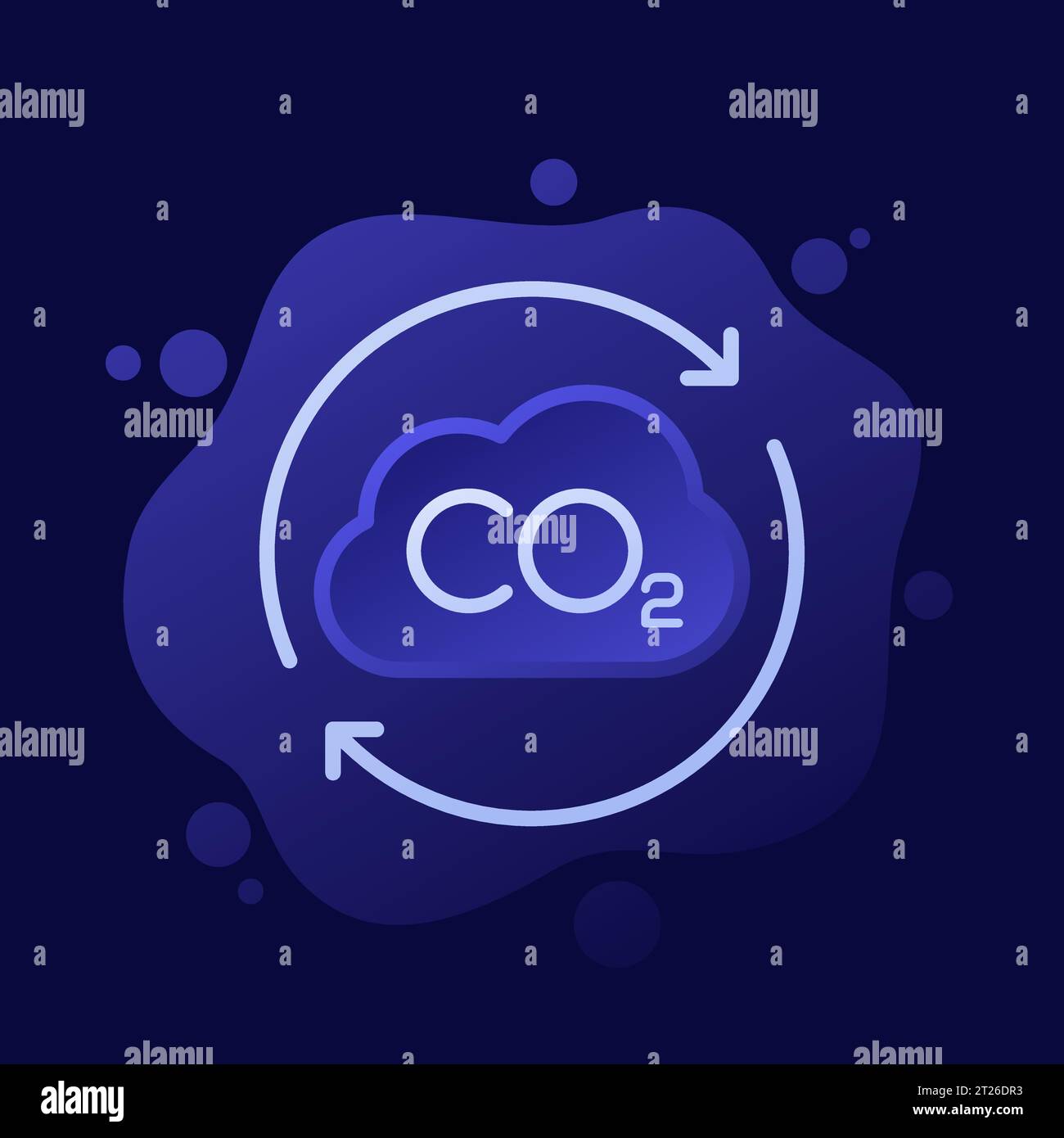 Carbon dioxide uptake Stock Vector Images - Alamy