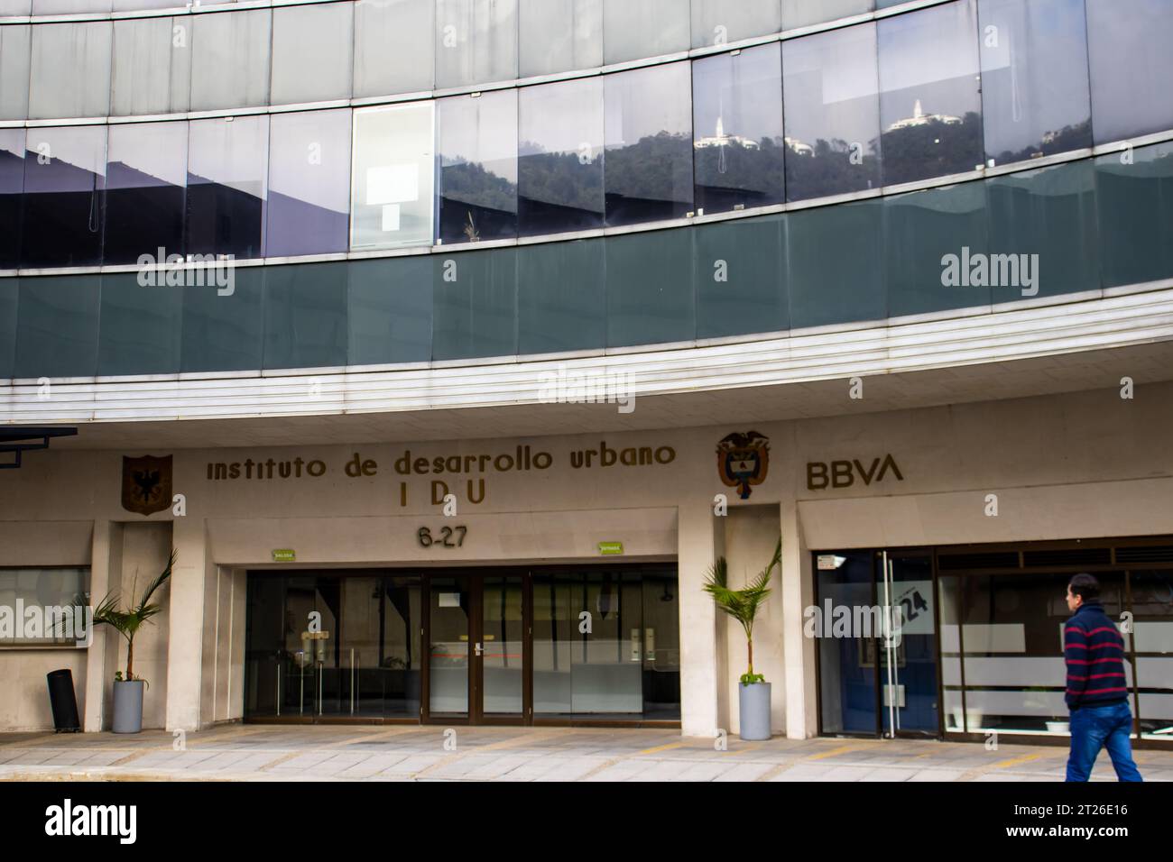 Bogota, Colombia - October 16th 2023. Facade of the Urban Development ...