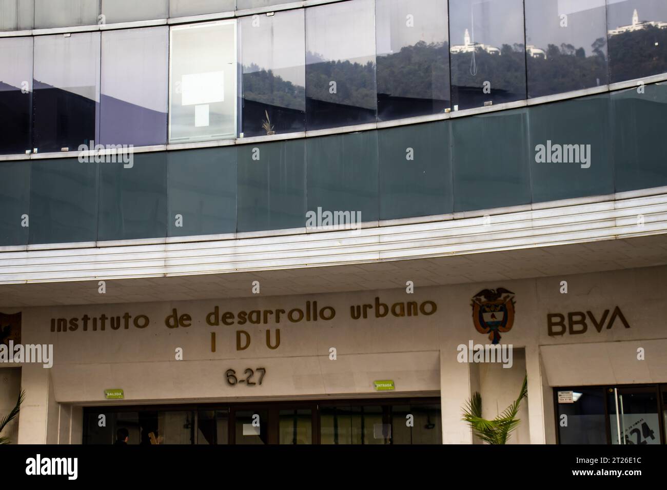 Bogota, Colombia - October 16th 2023. Facade of the Urban Development ...