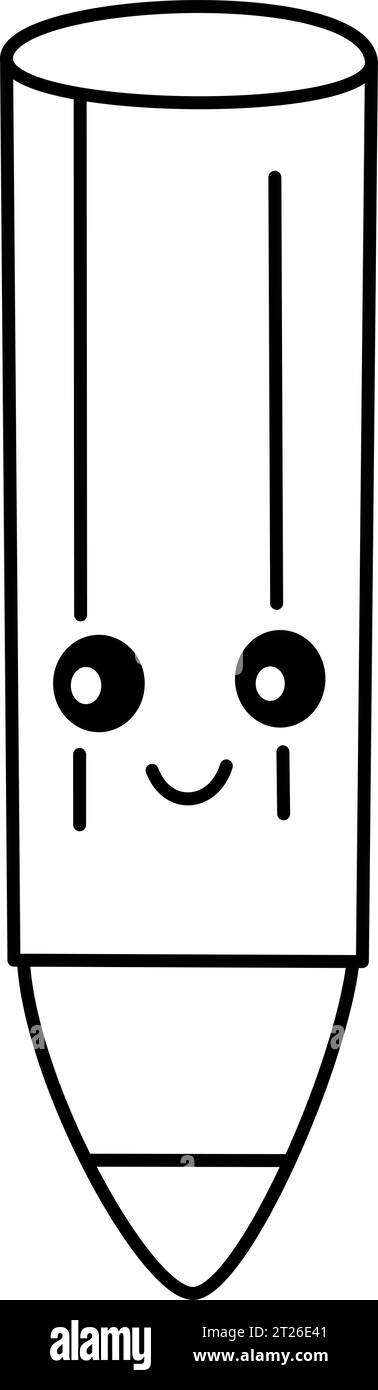 Pencil - Cute Smiley Back-to-school Item for Drawing, Writing, Doodling ...