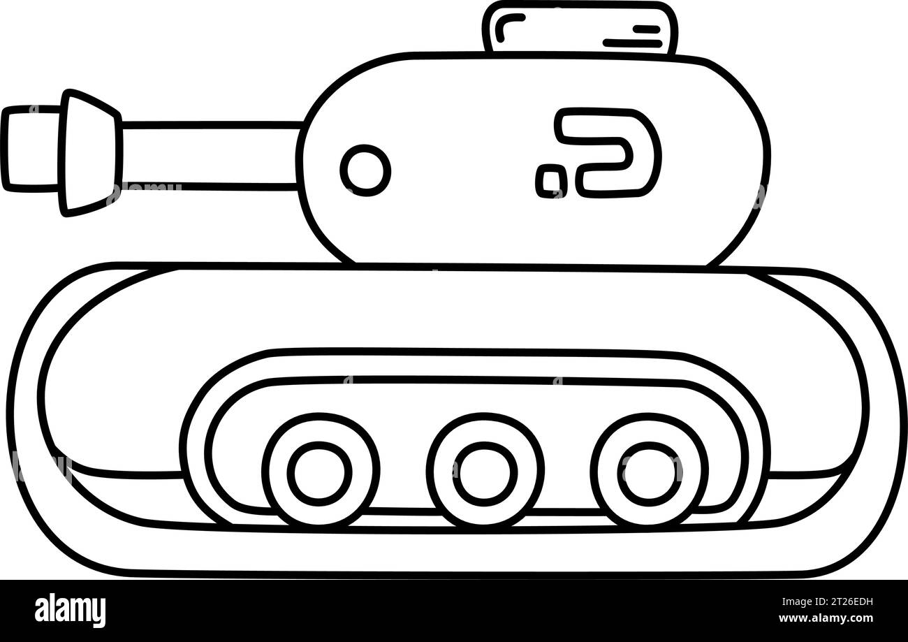 Tank side angle view Stock Vector Images - Alamy