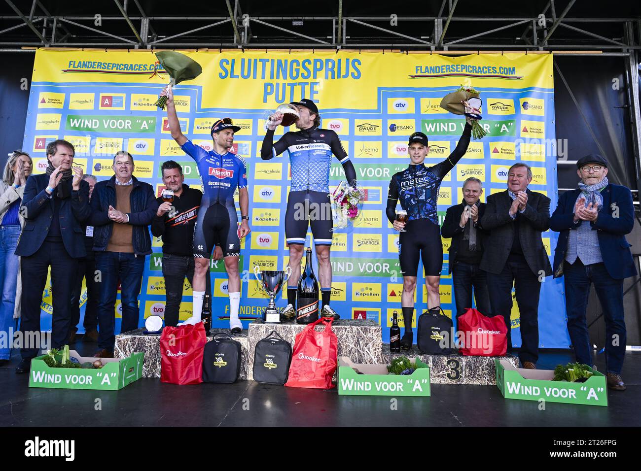 Kapellen, Belgium. 17th Oct, 2023. Dutch David van der Poel of Alpecin ...