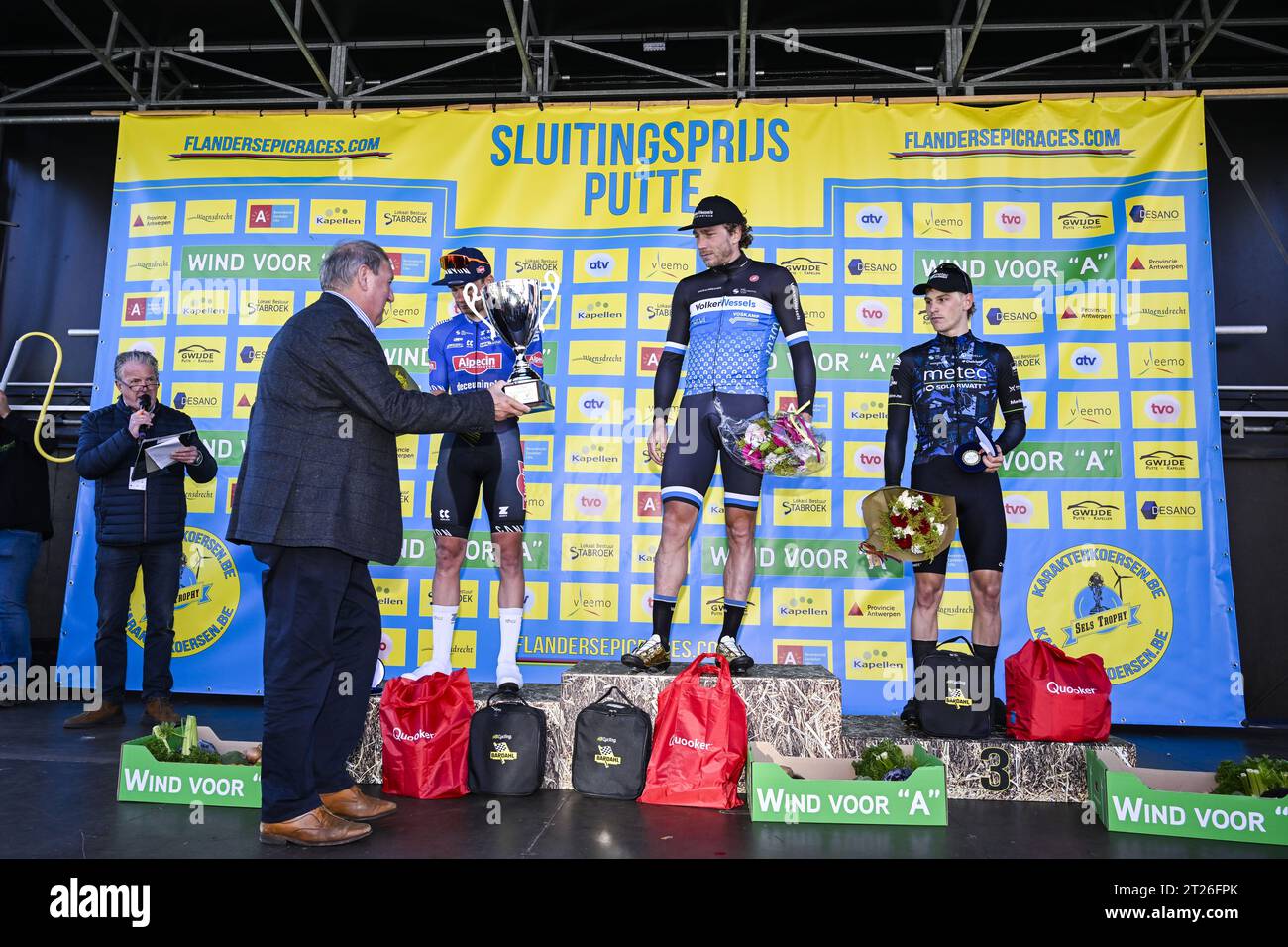 Kapellen, Belgium. 17th Oct, 2023. Dutch David van der Poel of Alpecin ...