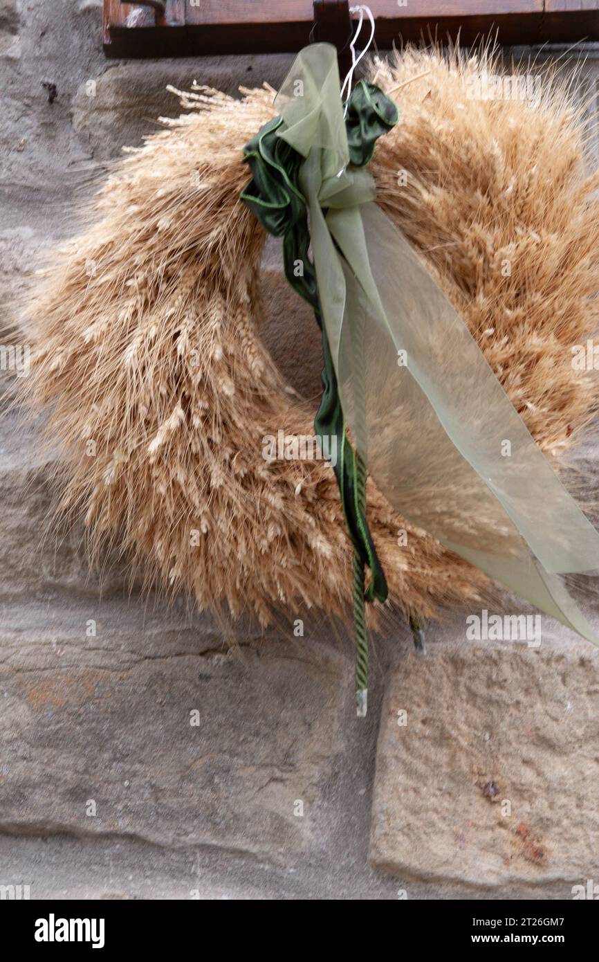 Something hanging out of a window Stock Photo - Alamy
