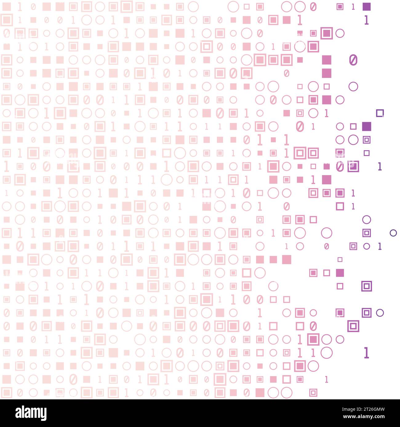Appealing geometric matrix background in purple orange colors. Modern ...